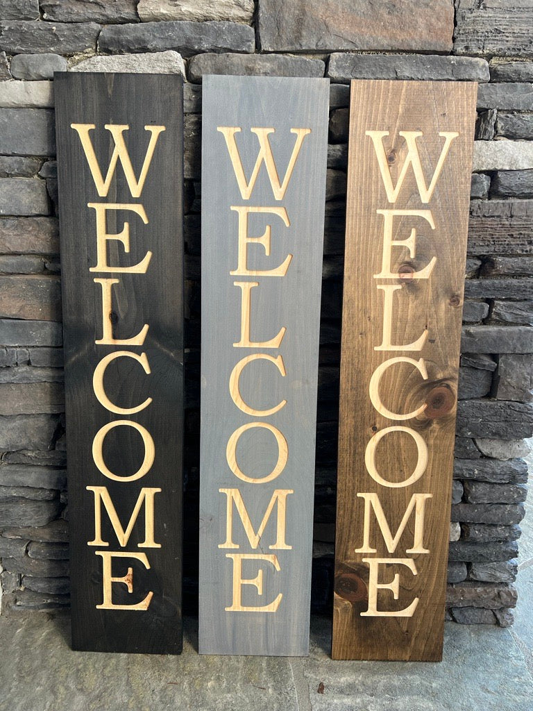 Welcome Signs – Birch and Boulder